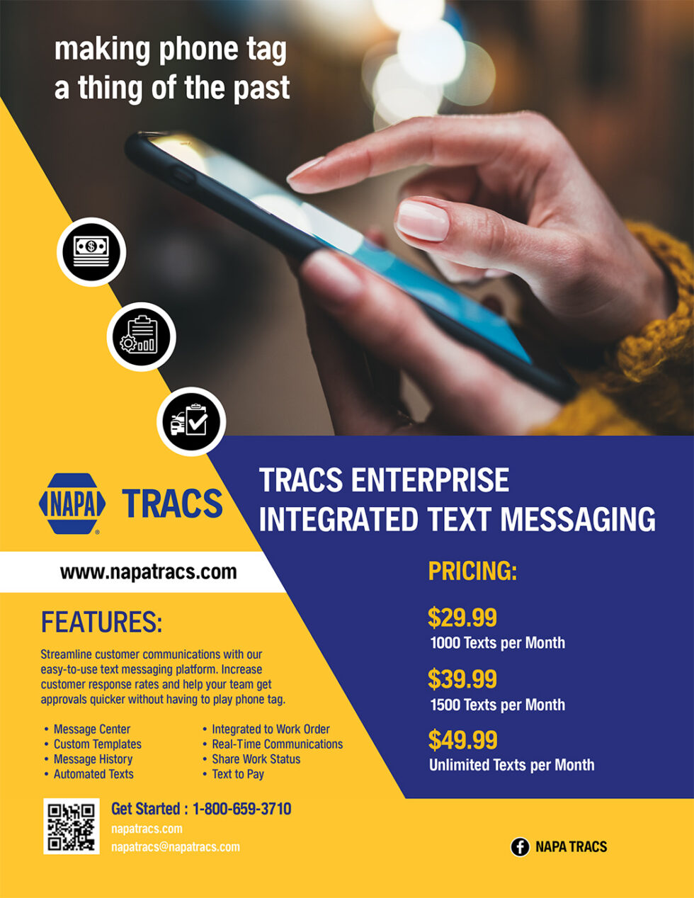 Integrated Texting - NAPA TRACS
