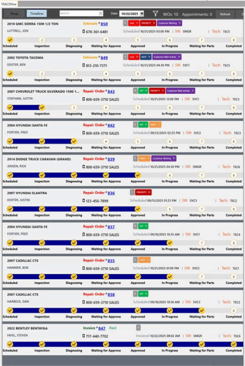 Auto Repair Shop Scheduling Software | All-in-One Auto Shop Management ...